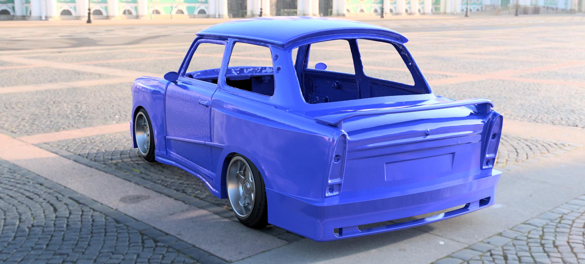 Trabant Rallye 3D - Umbauprojekte - Modelcarforum